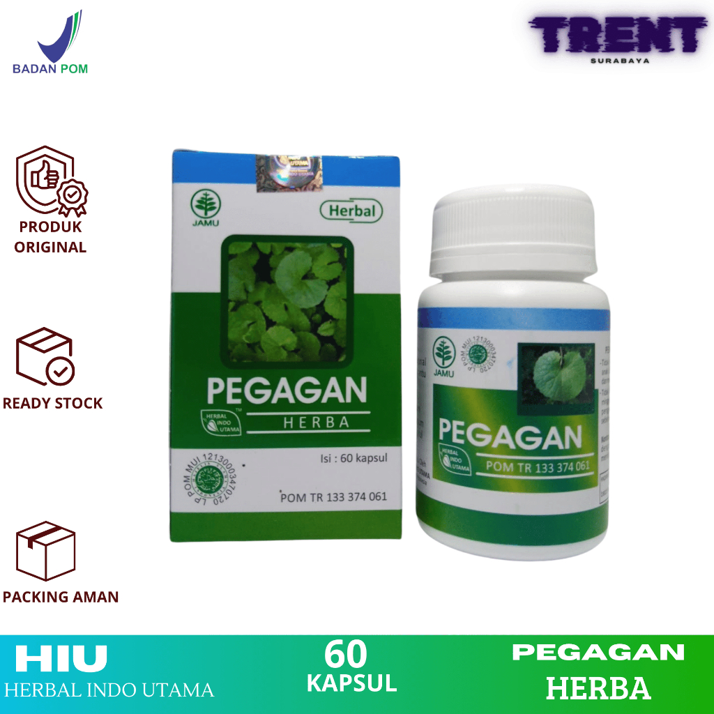Jual Kapsul Ekstrak Daun Pegagan 60 Kapsul Pegagan Hiu Untuk Membantu Sirkulasi Darah | Shopee ...