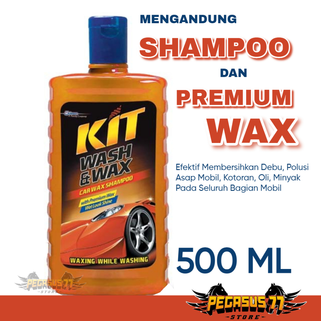 Jual SHAMPOO MOBIL PREMIUM WAX KIT CAR WASH AND WAX MELINDUNGI CAT ...