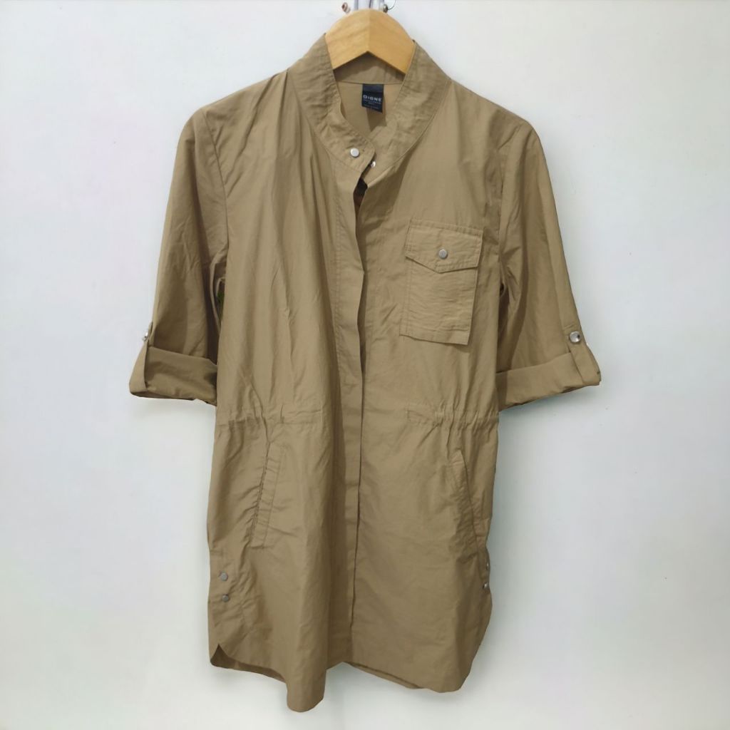 Jual Jacket Tipis Outer Panjang Coklat Dione 115061 | Shopee Indonesia