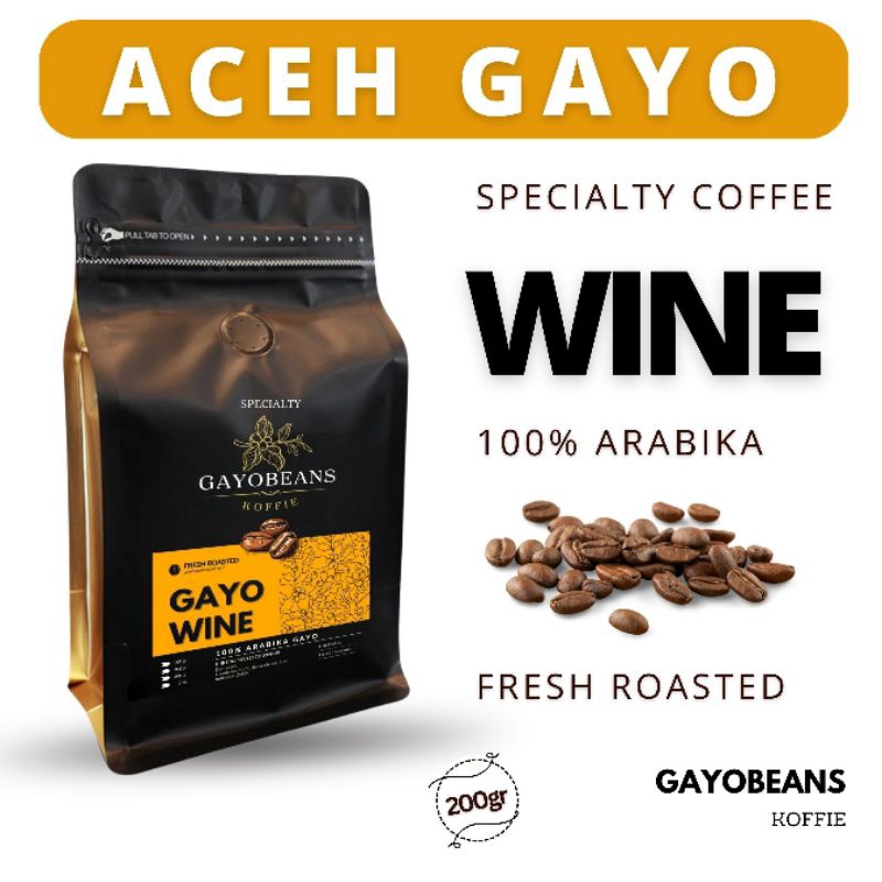 Jual KOPI GAYO WINE 30 HARI PERMENTASI, ARABIKA GAYO ACEH, GAYOBEANS ...