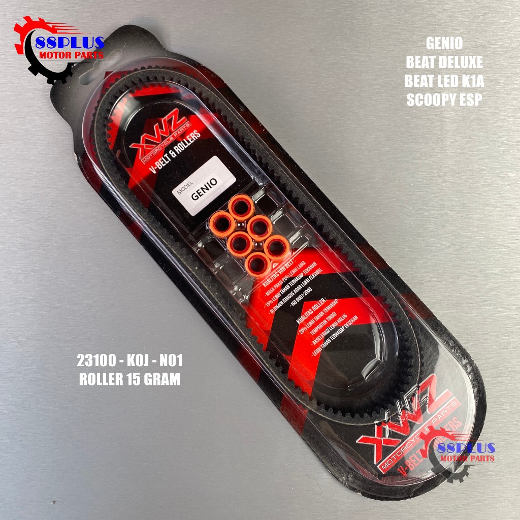 Jual VANBELT VBELT SET + ROLLER 23100 -KOJ - N01 GENIO BEAT LED DELUXE K1A SCOOPY ESP K2F ...