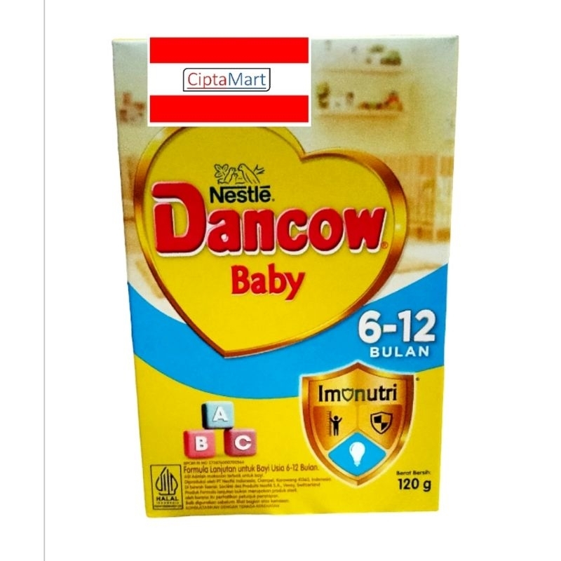 Jual susu Dancow Baby 6 - 12 bulan 120gr | Shopee Indonesia