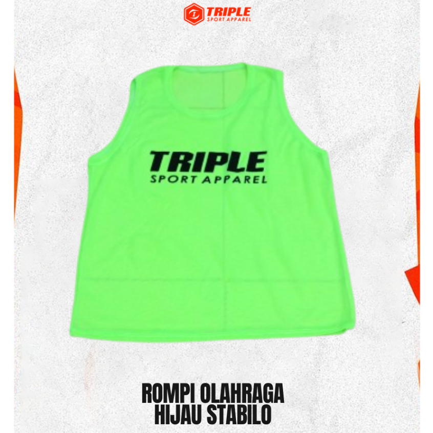 Jual Rompi Futsal - Rompi Bola - Rompi olahraga - Triple sport apparel ...