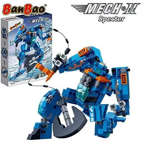 Jual Banbao Mainan Robot 2 in 1 Mech II Kids Building Blocks Mainan ...
