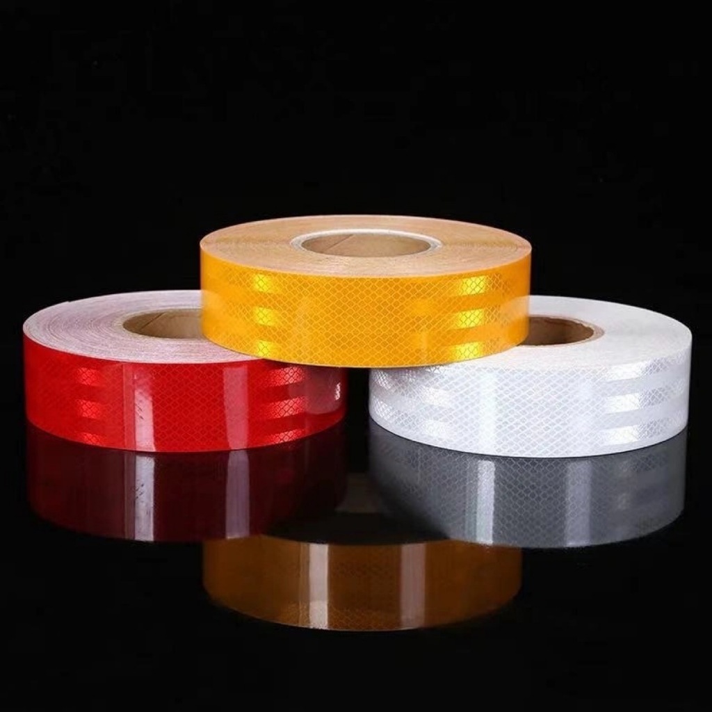 Jual STICKER REFLEKTOR KIR MOBIL TRUK PET 45 METER x 5CM BAGUS MERAH ...