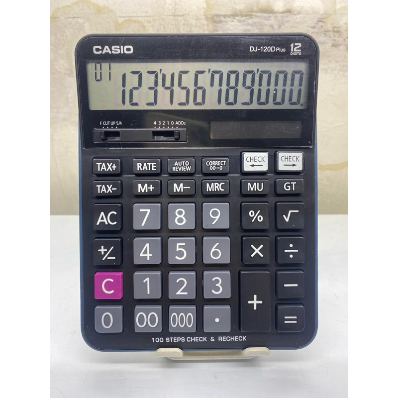 Jual kalkulator casio dj-120-plus kallulator casio dj120plus ceck and ...