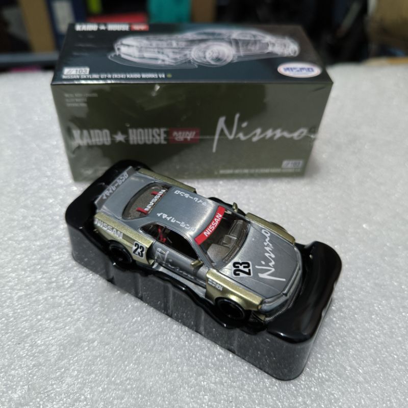 Jual MINI GT CHASE CAR KAIDO HOUSE NISSAN SKYLINE GT-R R34 KAIDO WORKS ...