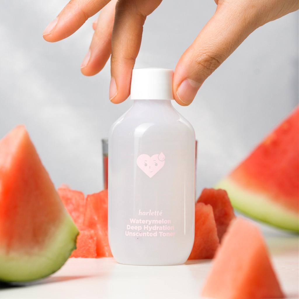 Jual Harlette Waterymelon Deep Hydration Unscented Toner 100mL | Shopee ...