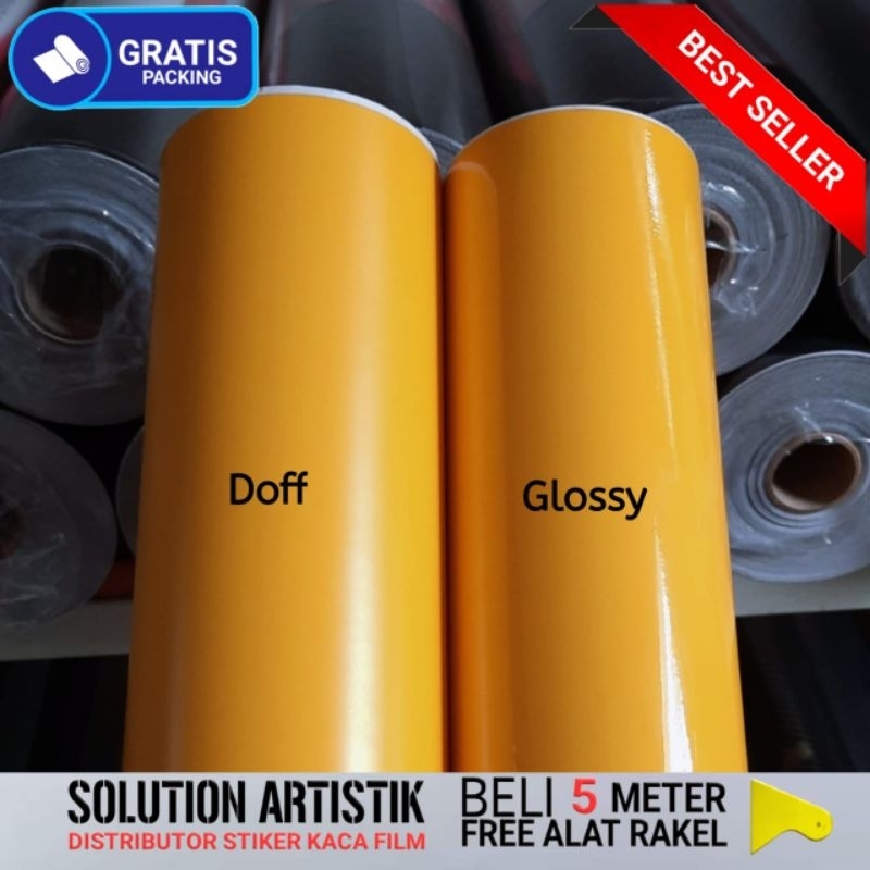 Jual Scotlite Sticker Motor ,Mobil Warna Kuning | Shopee Indonesia