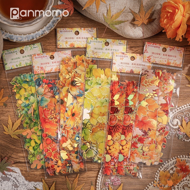 Jual Autumn Impressions Leaves Diary Deco Stickers | Stiker Dekorasi ...