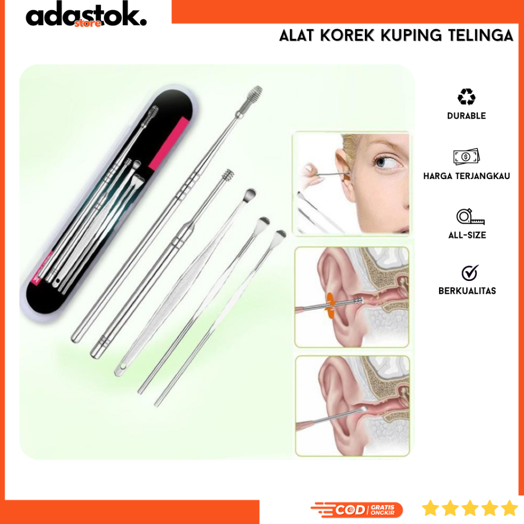 Jual [𝐏𝐑𝐎𝐌𝐎 𝐓𝐄𝐑𝐋𝐀𝐑𝐈𝐒][𝐂𝐎𝐃] Alat korek kuping telinga pembersih kotoran ...