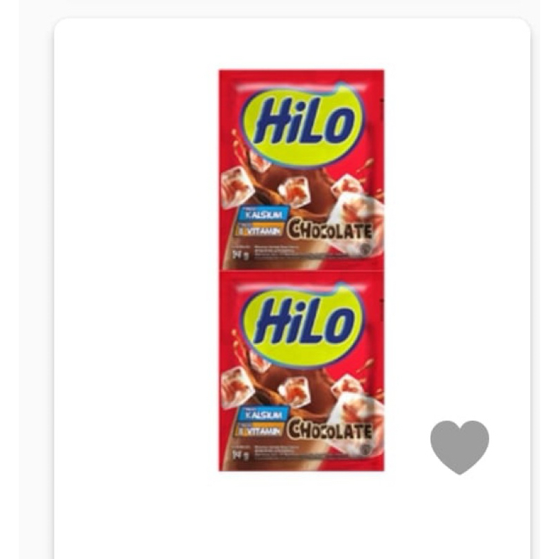 Jual HiLo Chocolate 10x14gram renteng | Shopee Indonesia