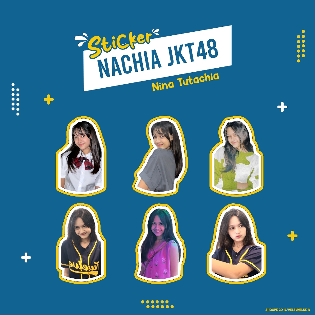 Jual [ ISI 6 ] Sticker Pack JKT48 Lucu Aesthetic High Quality | Shopee ...