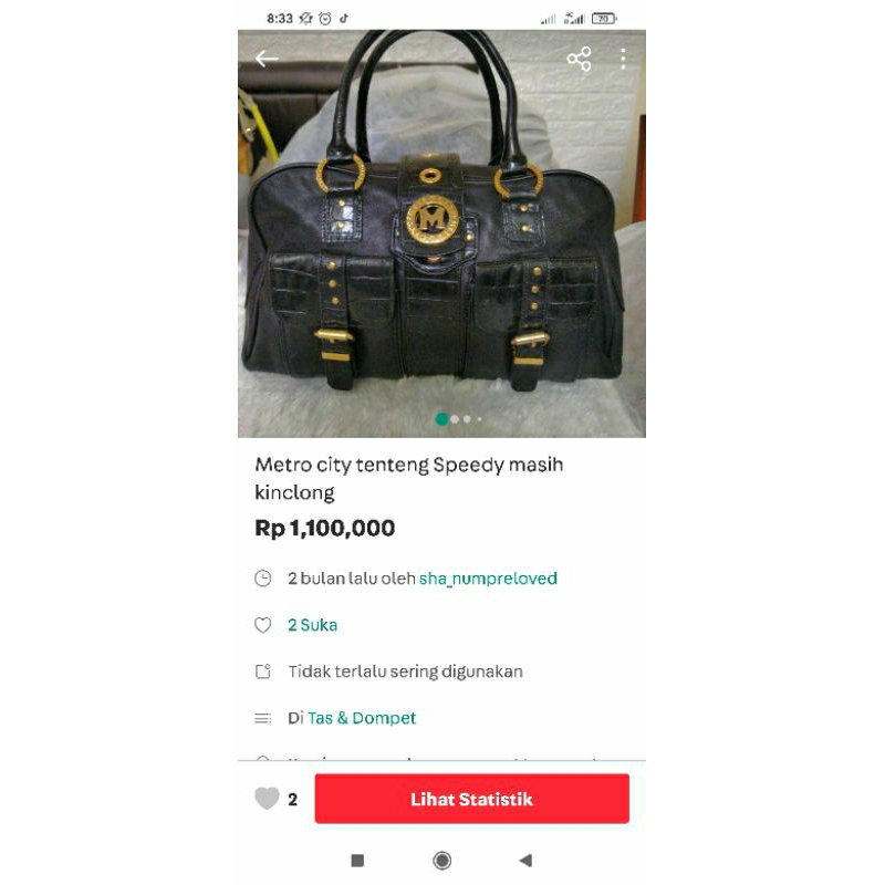 Jual tas tenteng Metro** city | Shopee Indonesia