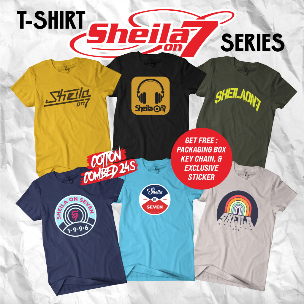 Jual KAOS SHEILA ON 7 SERIES/UNISEX TEE SHEILA ON 7/SO7 MERCH/KAOS SO7 ...