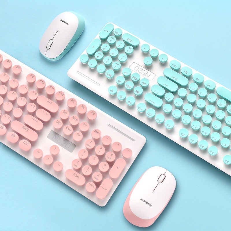 Jual Goojodoq 2.4G Wireless Keyboard Mouse Set For Notebook Laptop ...