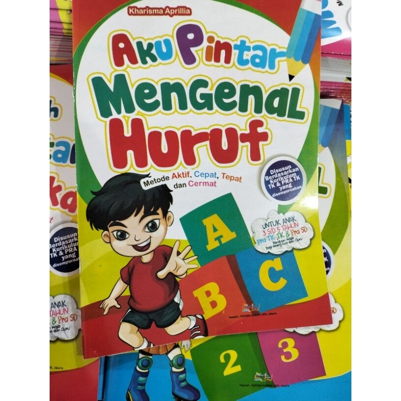 Jual Buku Anak Paud Tk & Umum Aku Pintar' Mengenai Huruf Ukuran Besar ...