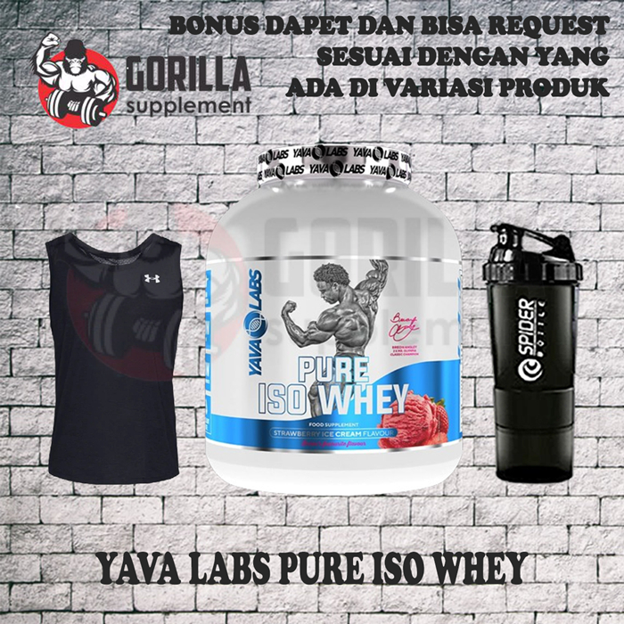 Jual YAVA LABS Pure Iso Whey 2kg 4.4 Lbs Whey Protein Isolate YAVALABS ...