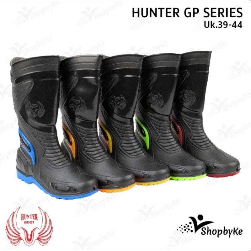 Jual Sepatu Boots Tinggi HUNTER GP 1 SERIES Size 39-44 - Sepatu Boots ...