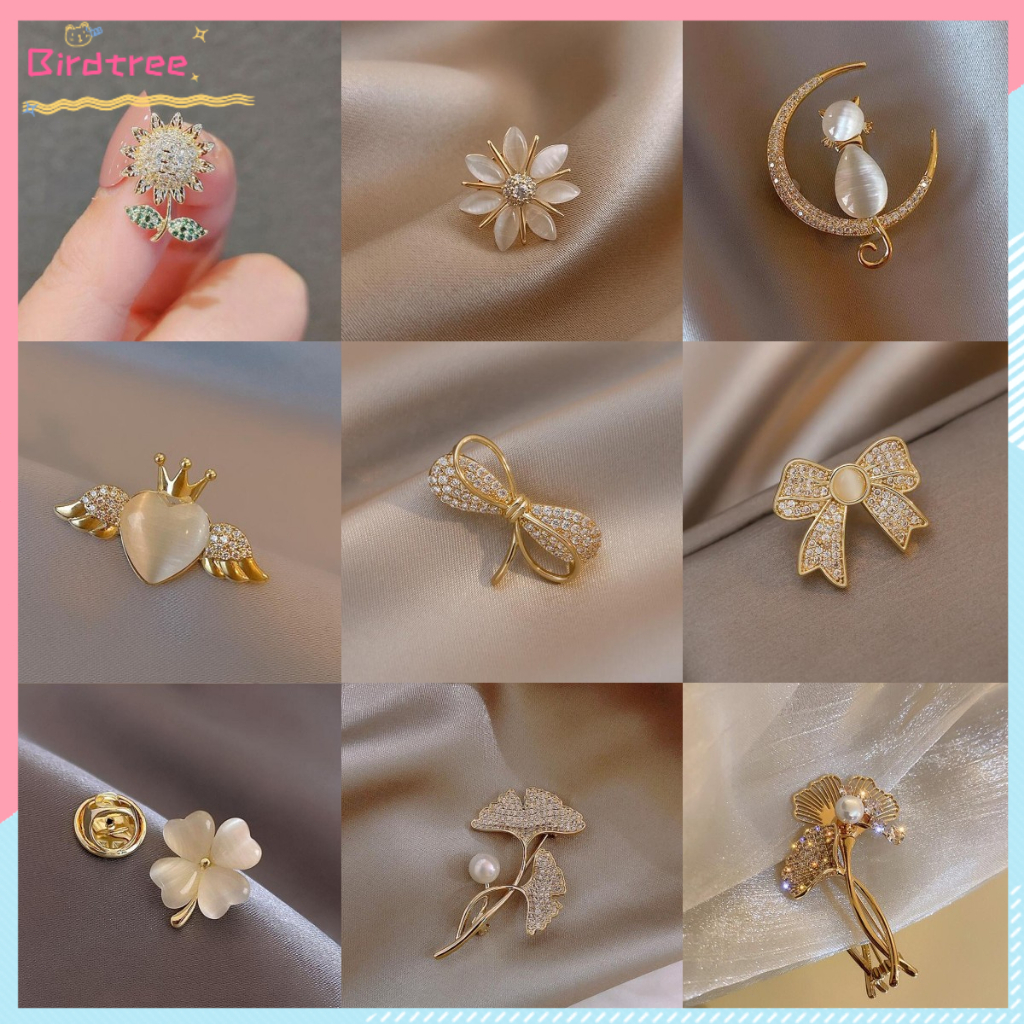 Jual [Readystock ️COD]Brooch Bros hijab bros cantik Bros Mutiara bros ...