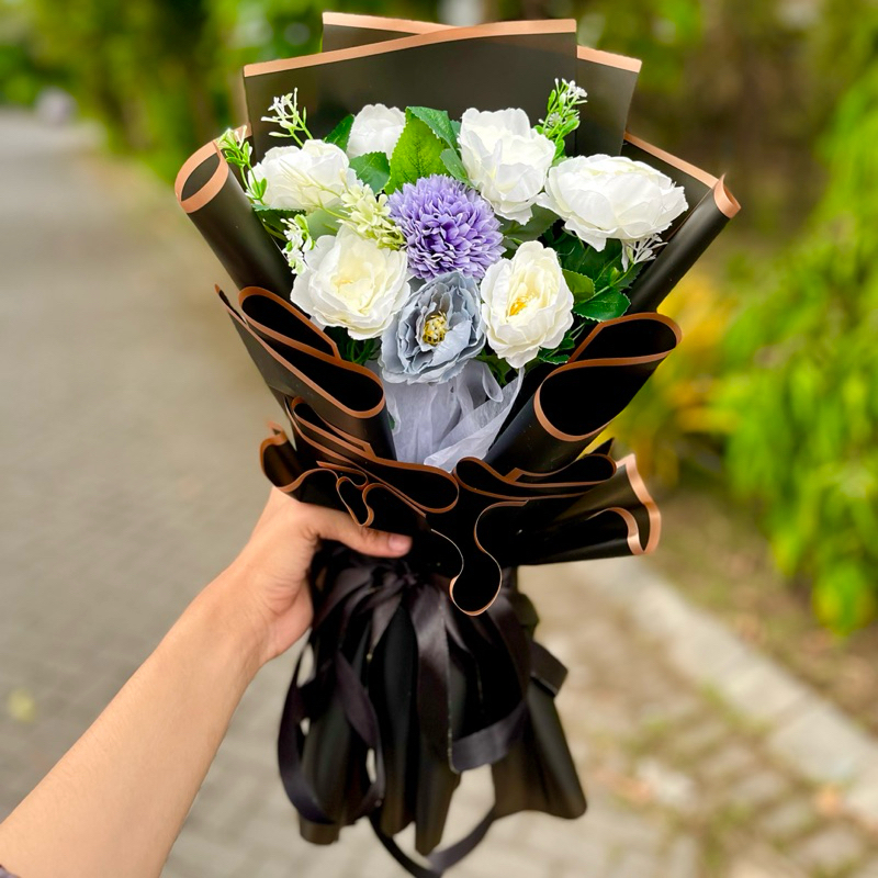 Jual Buket Bunga kado hadiah ulang tahun wisuda anniversary | Shopee ...