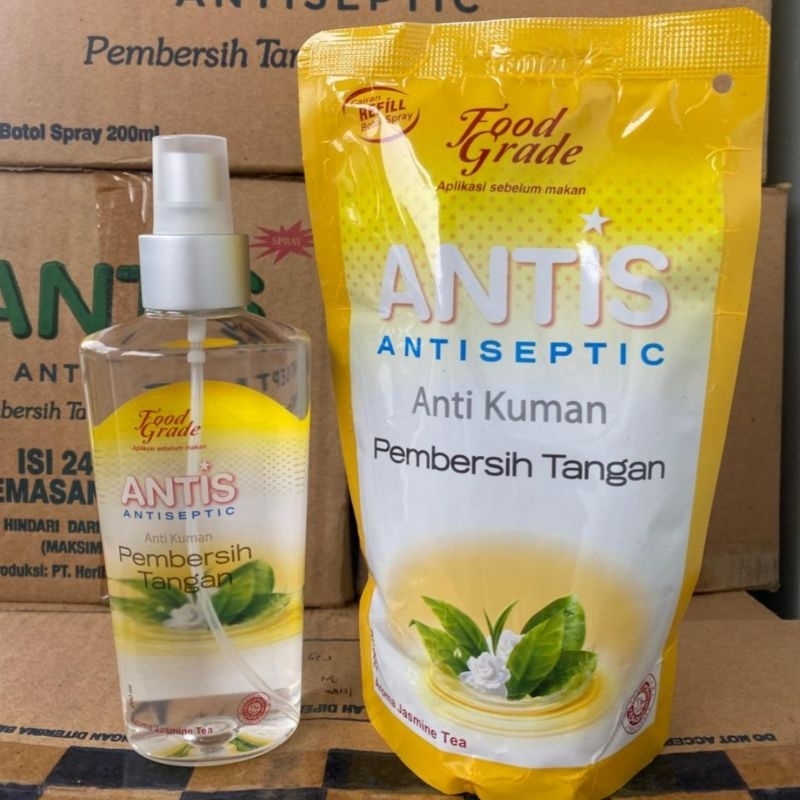 Jual Paket Hemat Antis refill +antis spray 200ml aroma jasmin tea food ...