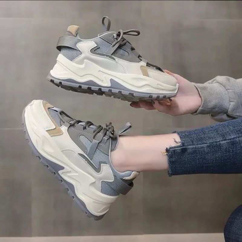 Jual Sepatu sneaker wanita terbaru model korea sepatu casual cewek ...