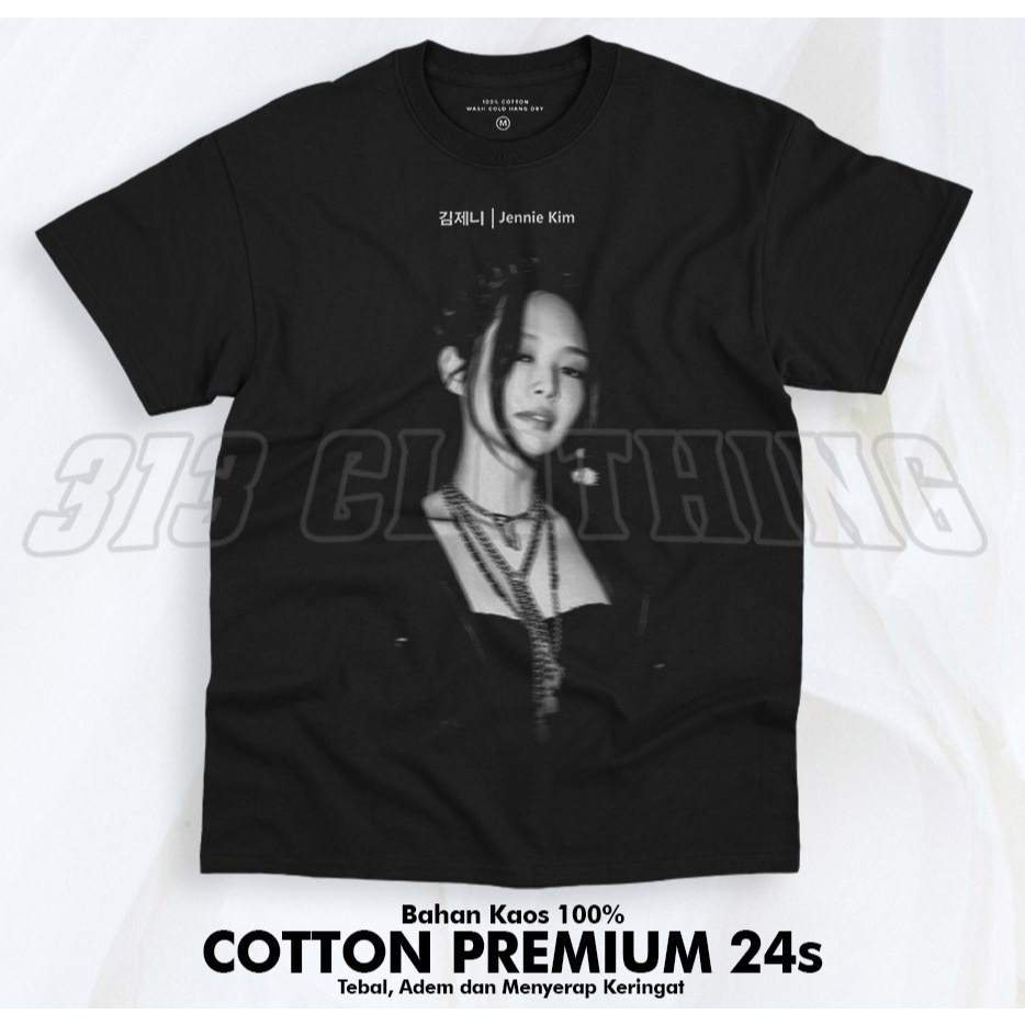 Jual T-Shirt Kaos Jennie Blackpink Blur / Baju Jennie Kim Blur Photo ...