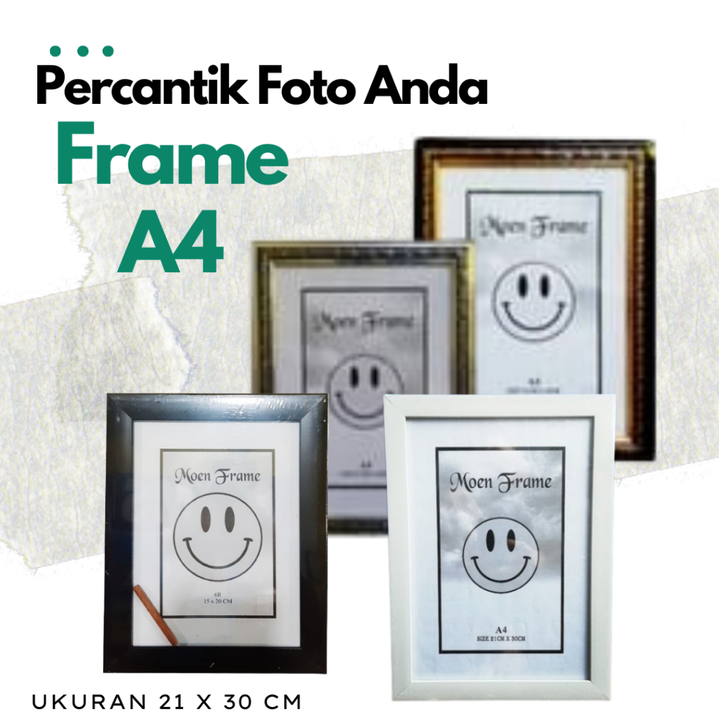 Jual Bingkai / Figura Foto Moen Frame Ukuran A4 21 X 30 cm Minimalis ...
