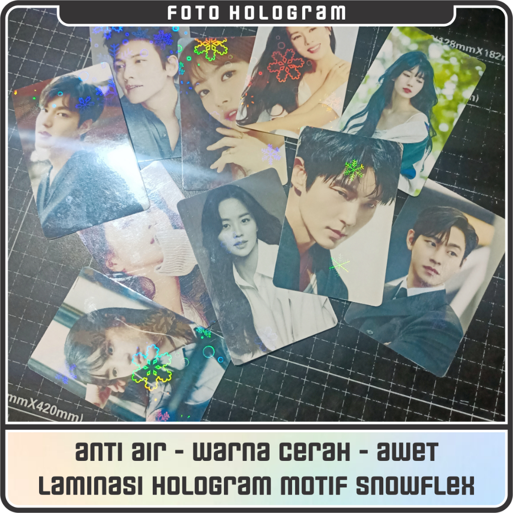 Jual cetak foto hologram | anri air warna cerah awet dengan motif ...
