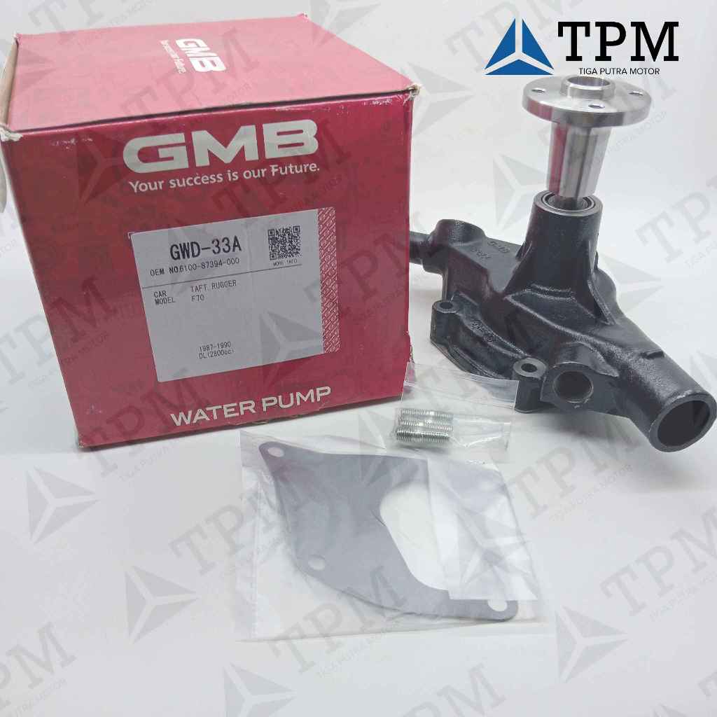 Jual WATER PUMP DAIHATSU TAFT F70 / F75 TIMING BELT GWD-33A GMB JAPAN ...