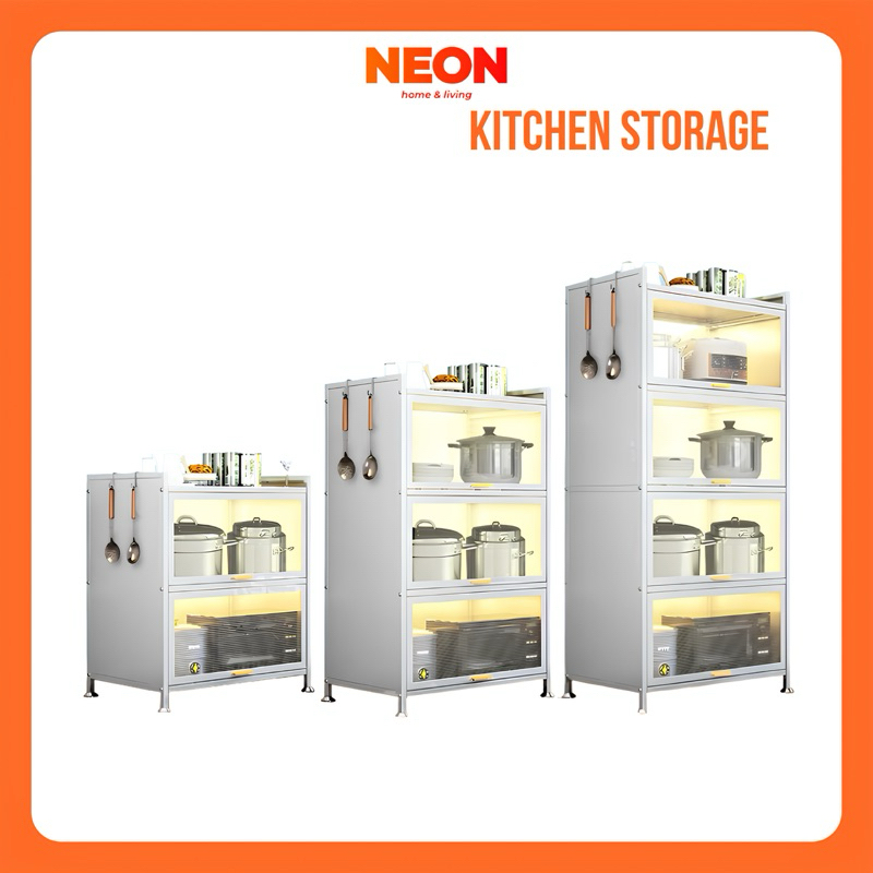 Jual NEON Rak Dapur Besi Susun Minimalis Anti Rayap | Shopee Indonesia