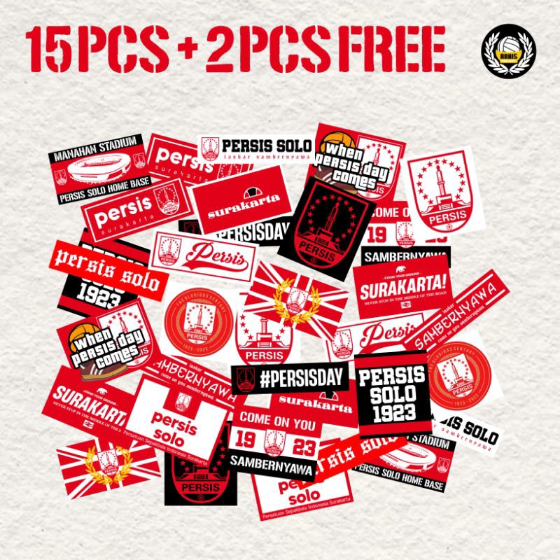 Jual Sticker Pack Persis Solo | Shopee Indonesia