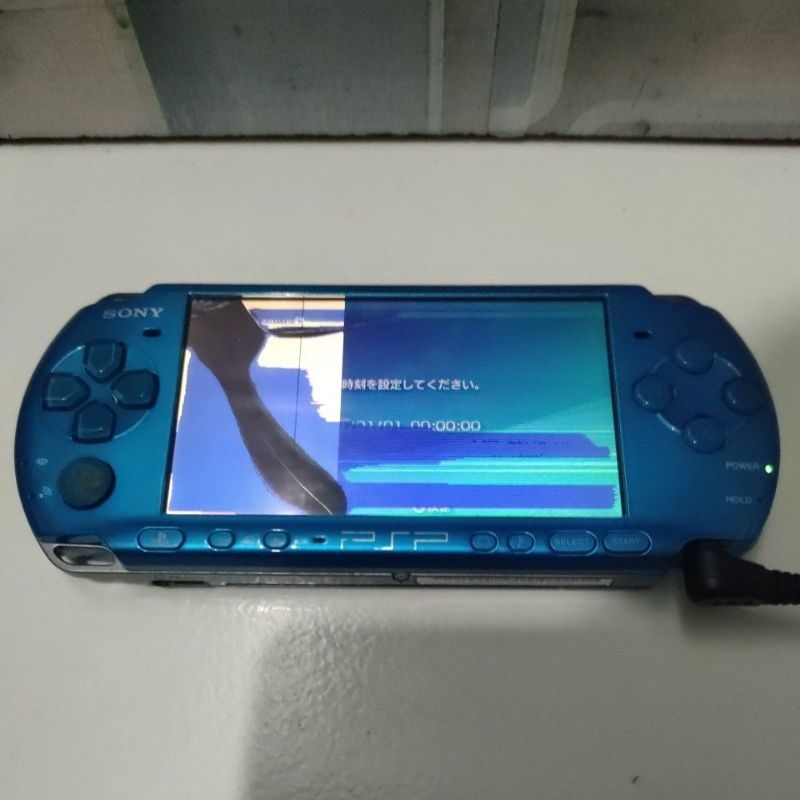 Jual PSP Sony SERI:3000 BIRU (MINUS LAYAR TOMBOL NORMAL) | Shopee Indonesia