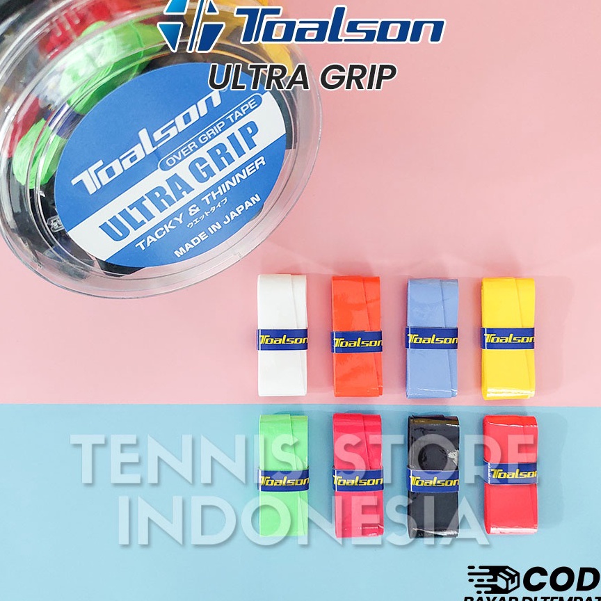 Jual KODE V9K5 Grip Toalson Ultra Grip Badminton Tenis Original ...