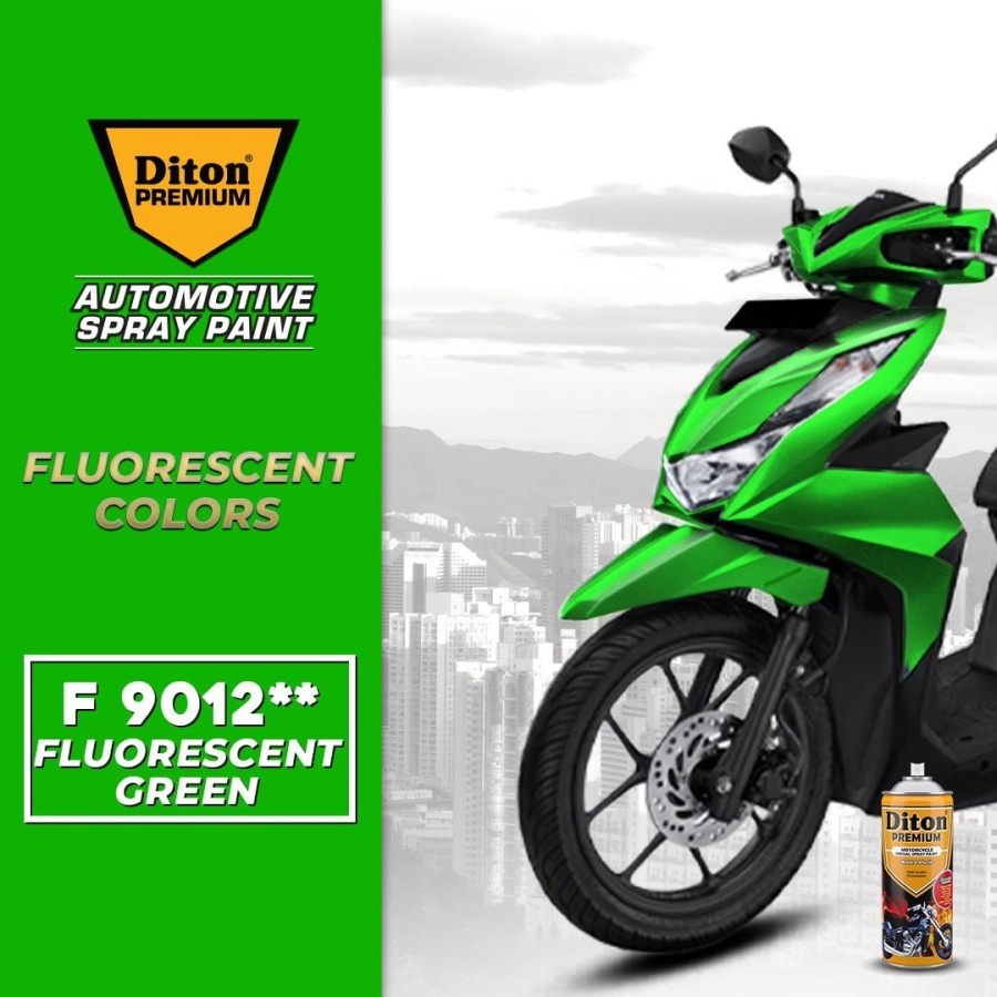 Jual Cat Semprot Pylox Diton Premium 400cc Fluorescent Colors 9012 ...