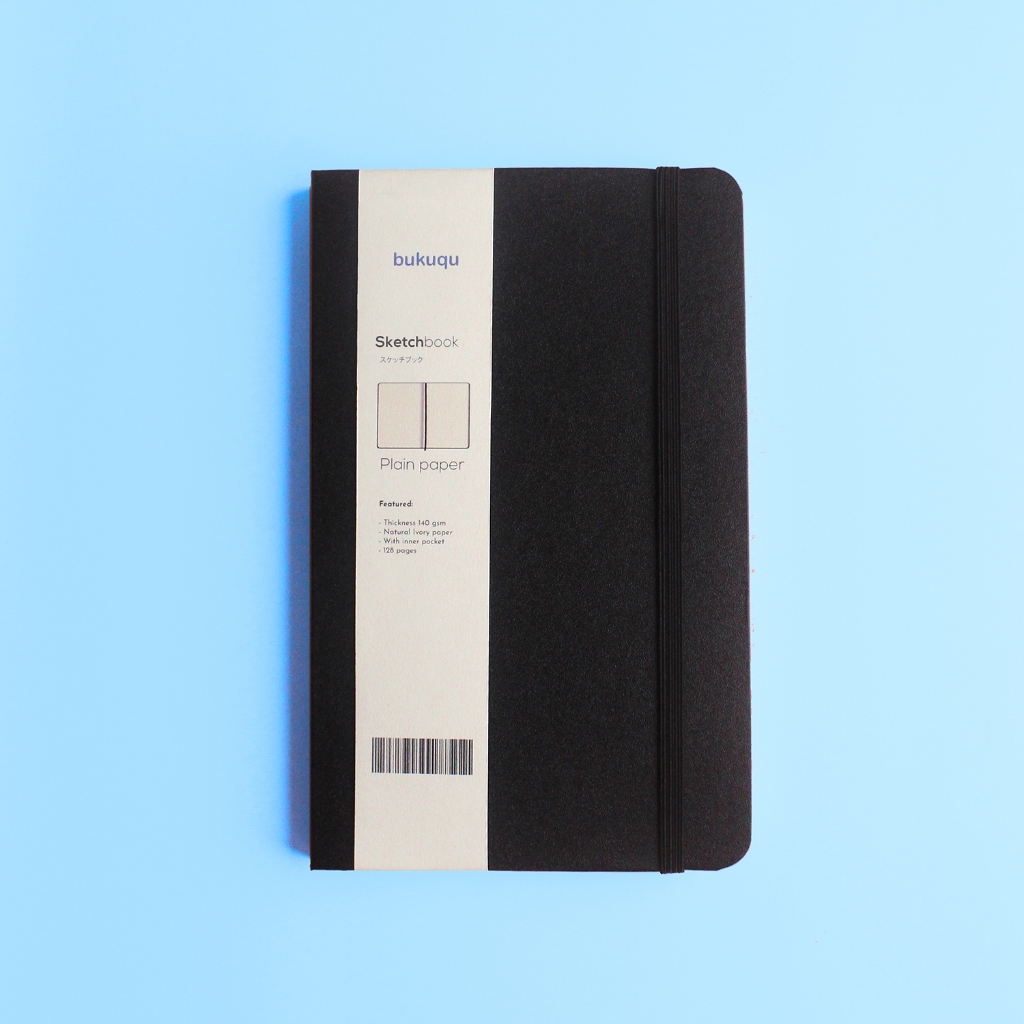 Jual Bukuqu Sketchbook A5 140 gsm Portrait/Natural Paper-Hardcover ...