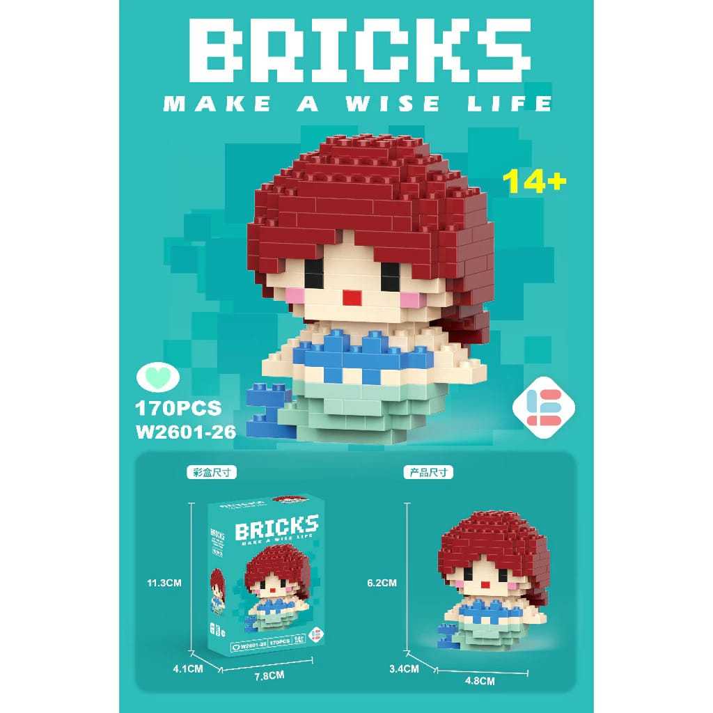 Jual Nano Block Building Bricks | Nano Brick A (Stand & Sit ) | Shopee ...