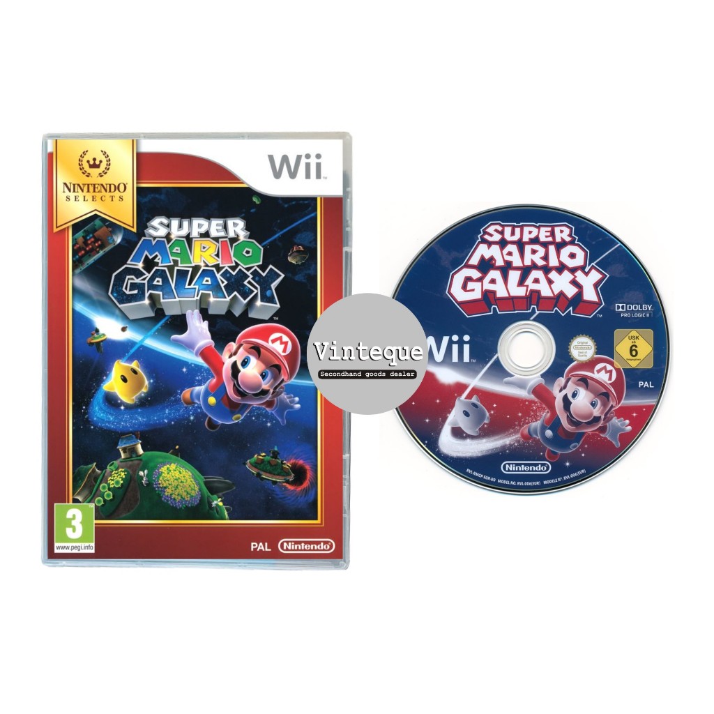 Jual Kaset CD DVD Nintendo Wii Original Pabrik Super Mario Galaxy 1 ...