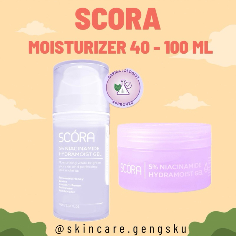 Jual SCORA 5% Niacinamide Hydramoist Gel 40 dan 100ml Pelembab Wajah ...