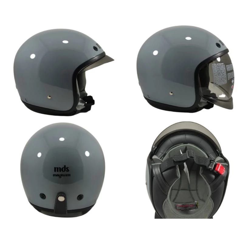 Jual helm mds magnum solid/mds retro/mds bogo model kekinian bisa((COD ...