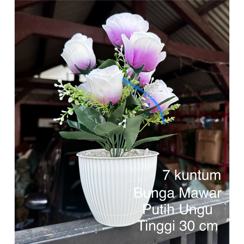 Jual Bunga Hiasan Meja / Mawar x10 | Shopee Indonesia