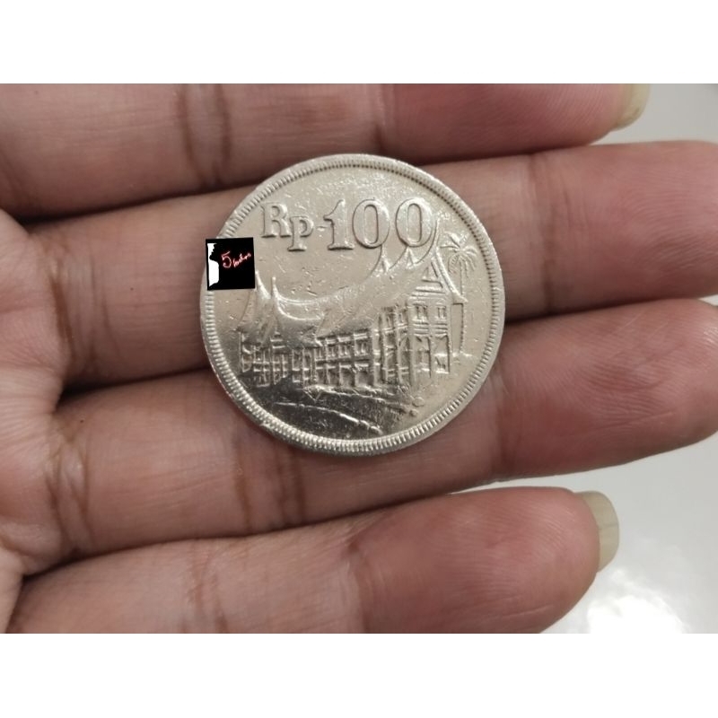 Jual duit koin kuno asli indonesia 100 rupiah tebal tahun 1973 kondisi ...