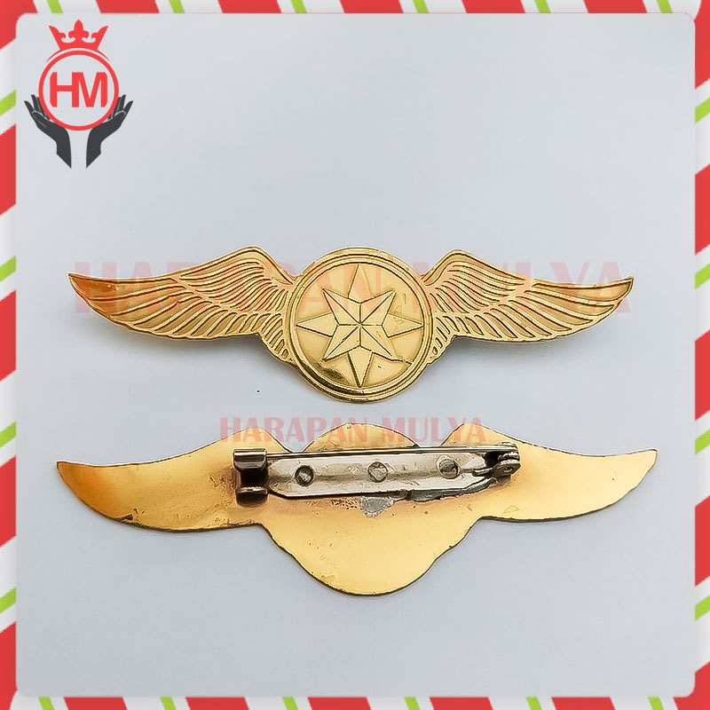 Jual Brevet Wing Logo Bintang Wing Atribut Sekolah Pelayaran Nasional ...