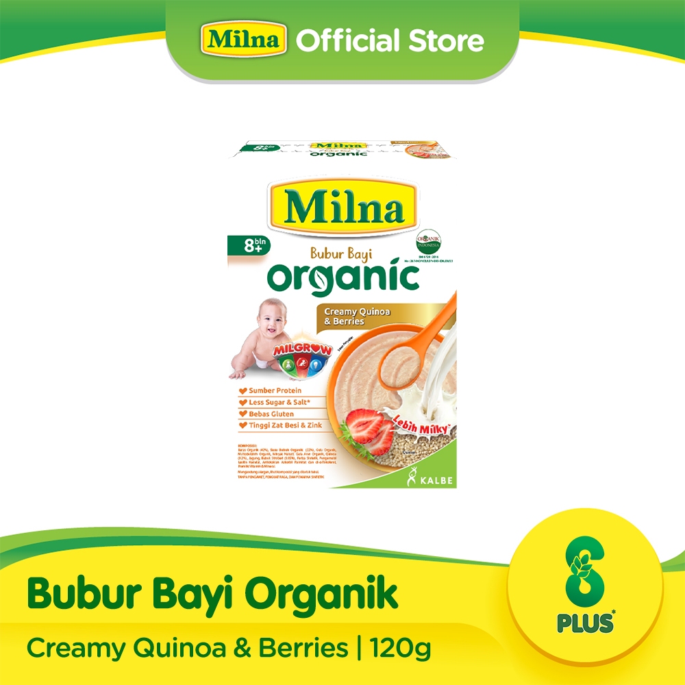 Jual MILNA BUBUR ORGANIK 8+ QUINOA 100G | Shopee Indonesia