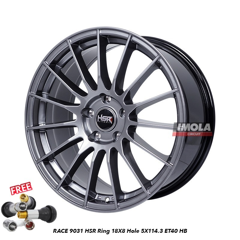Jual Velg R18 Mobil HRV Civic Turbo Xpander Innova Velg Mobil HSR RACE 9031 Ring 18 Lebar 8 ...