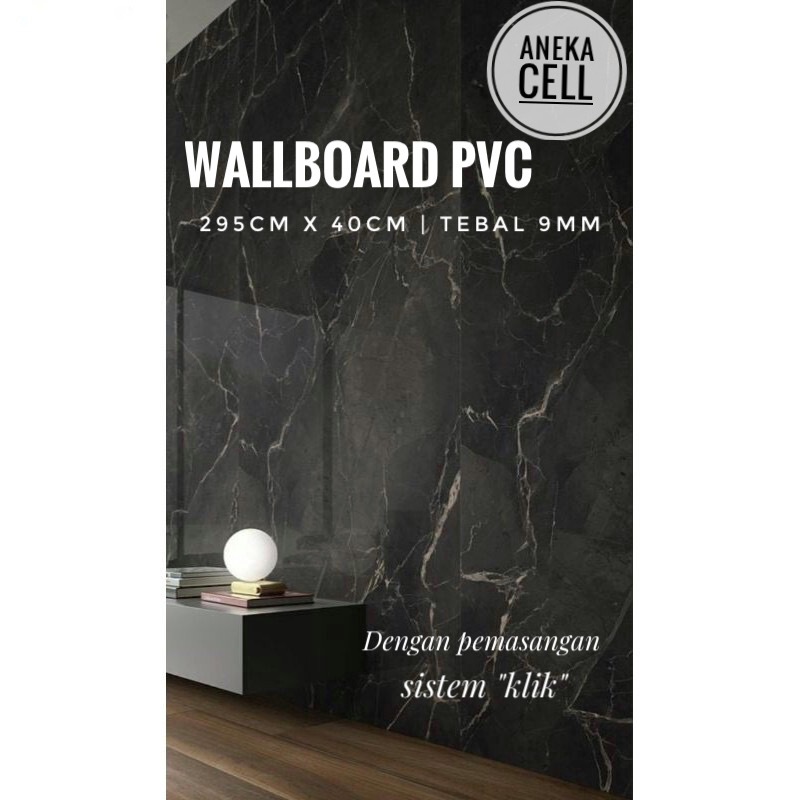 Jual [2.95METER x 40 CM] Wallboard PVC Marmer Kayu Hiasan Dinding/ Wall ...