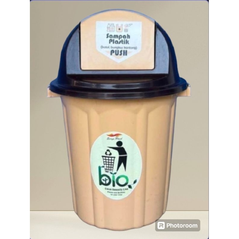 Jual Tong sampah Bio 70 LTR coklat / Tempat sampah( instan ) | Shopee Indonesia