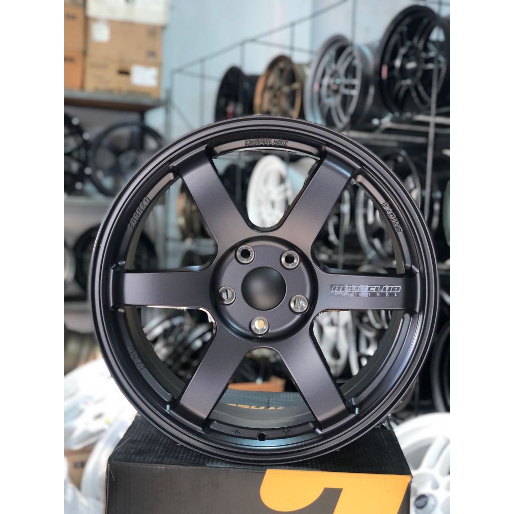 Jual velg mobil hrv te37 ring 18 5x114,3 velg racing terios,xpander,civic | Shopee Indonesia