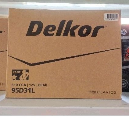 Jual Aki Accu Kering Pajero Fortuner Diesel Land Cruiser Carnival Strada Hilux DELKOR MF 95D31L ...